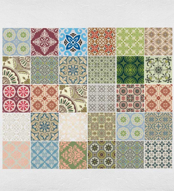 Adesivo para Azulejo Patchwork